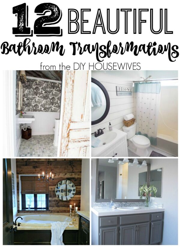 12 DIY Bathroom Projects - Redhead Can Decorate
